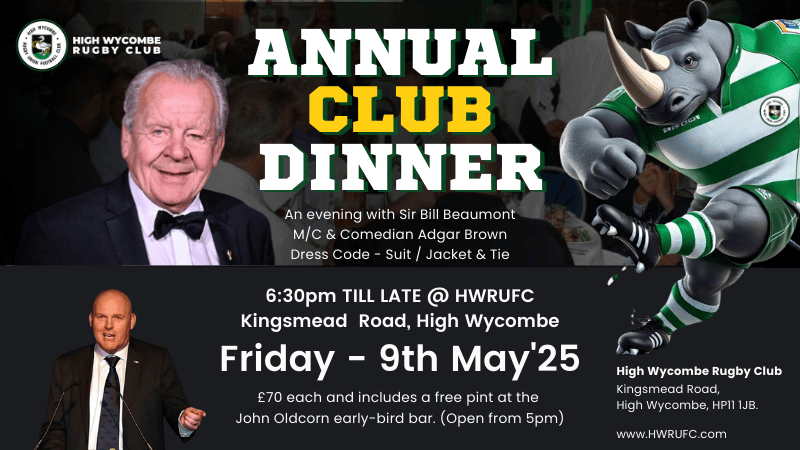 High Wycombe Rugby Club Annual Club Dinner