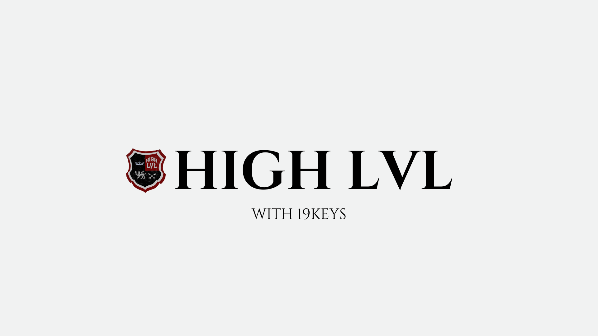 Invitation to High Lvl