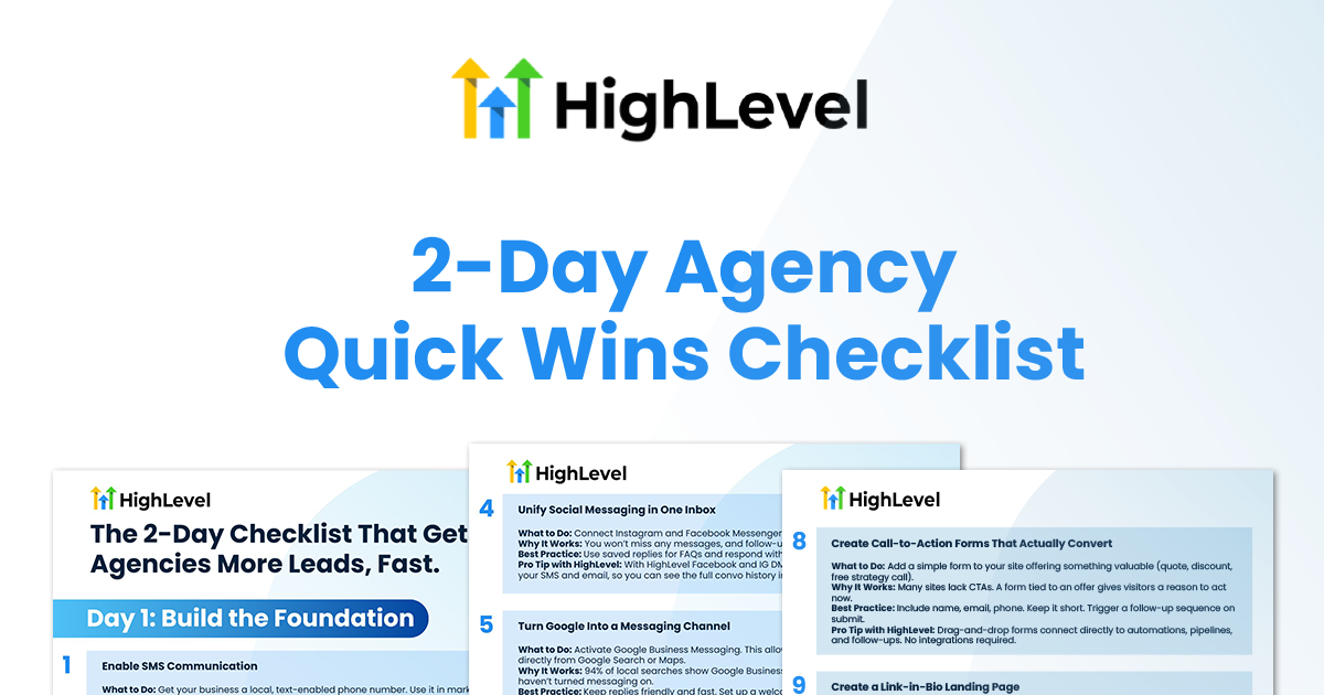 Thanks For Downloading The Quick Win Checklist