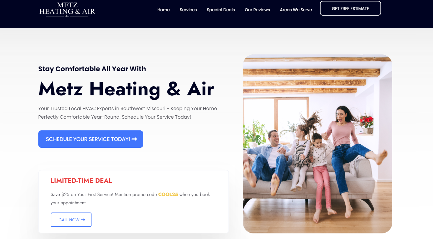 Metz Heating & Air | Southwest Missouri