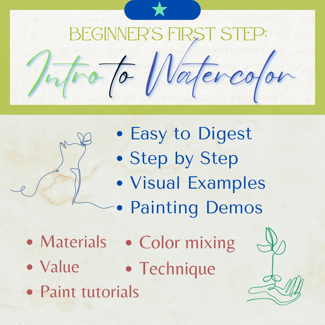 $30 OFF Intro to Watercolor Online Course