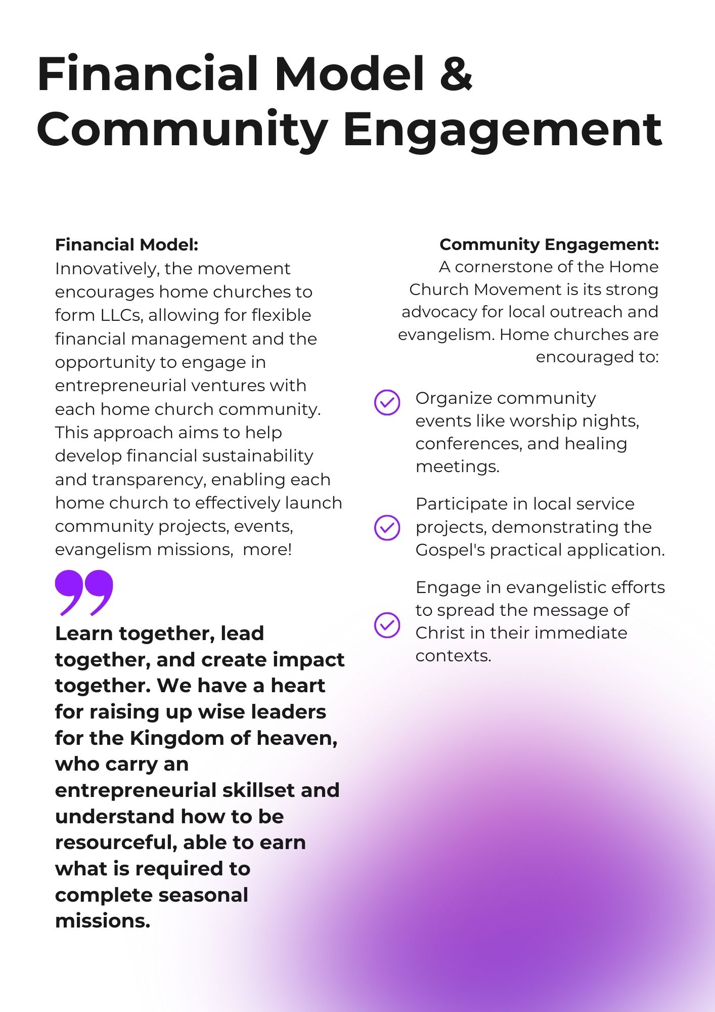 TKC Home Church Interest Form - Start a Home Church!