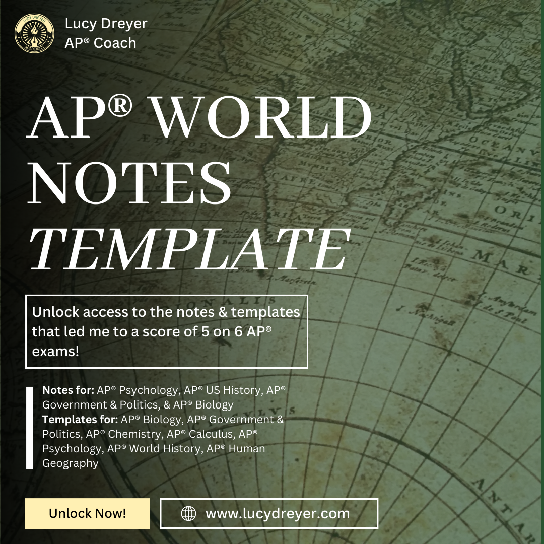 AP World History Notes Templates