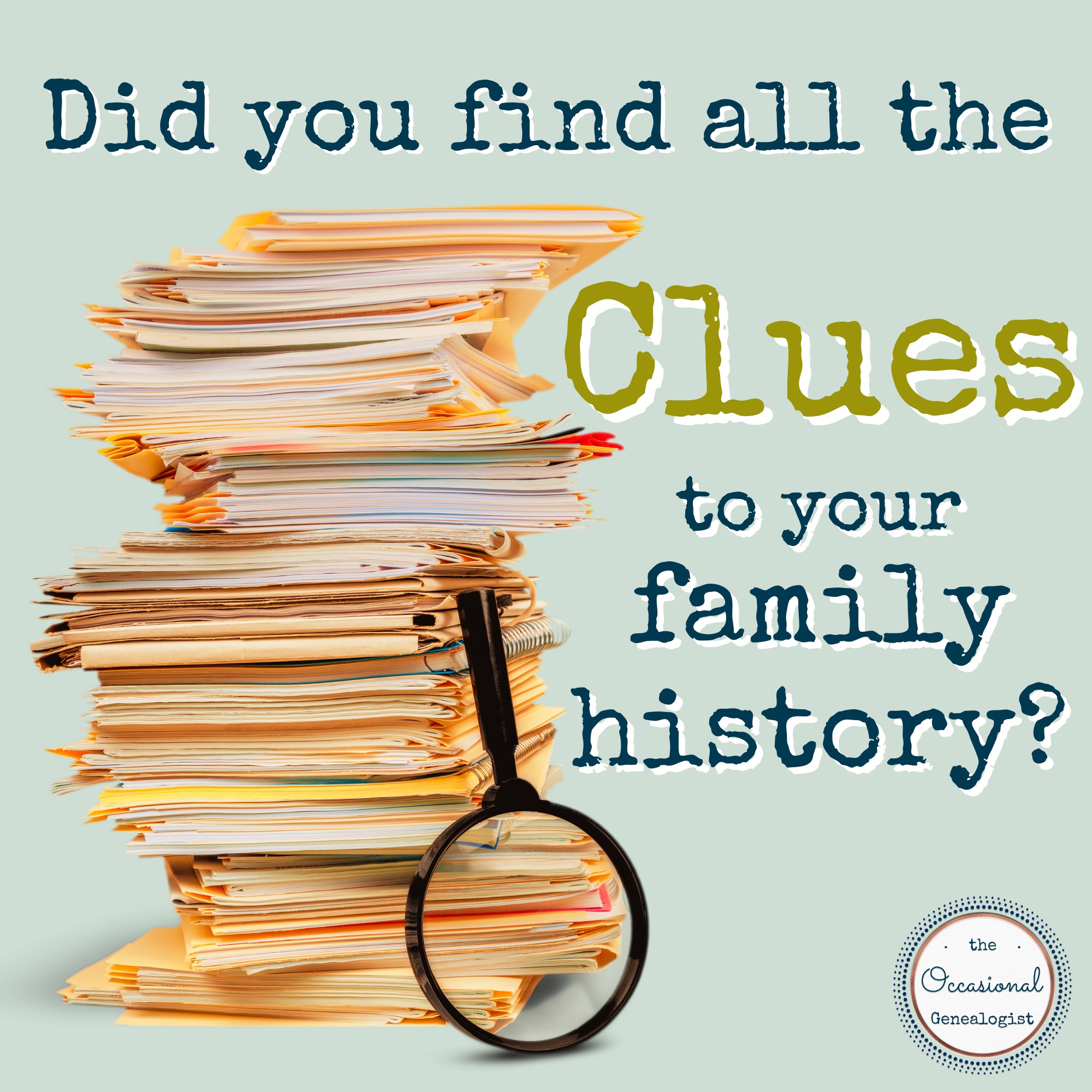 Noting the Clues