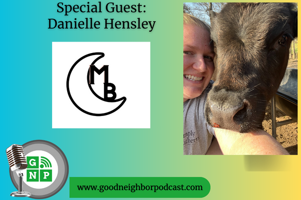 Danielle Hensley at Moonbeam Family Farms
