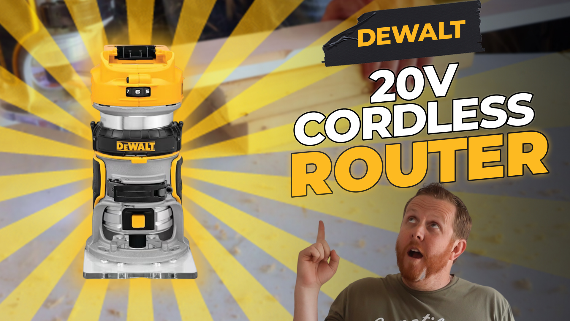 Cool Tool Review: DeWalt 20V Cordless Router