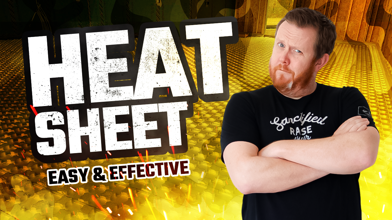 Radiant Floor Heating with Heat Sheet – Here’s How It Went