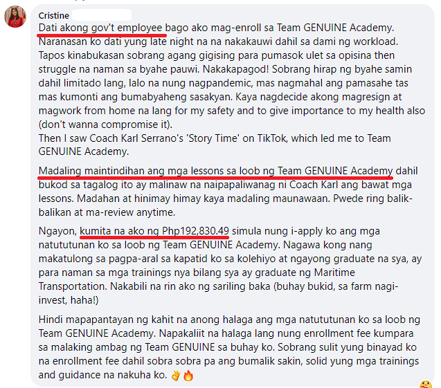 Team GENUINE Academy by Karl Serrano