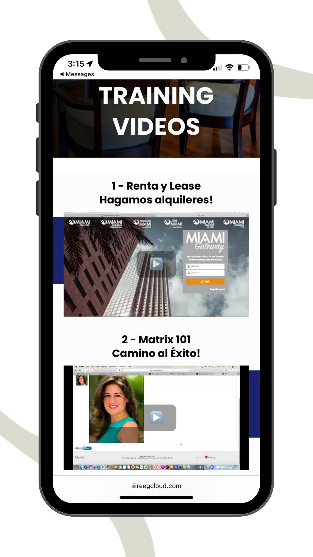 REEG Training Videos