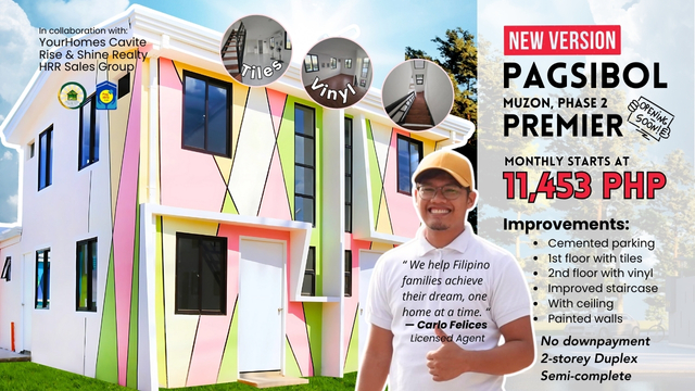 Pagsibol Village Premier Muzon, Naic Cavite - Semi complete, 11.5k/mo.