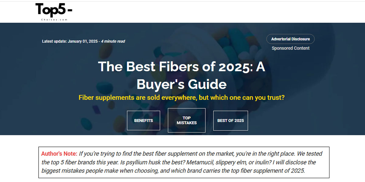 Better Fiber supplement review - best ranked products of 2025