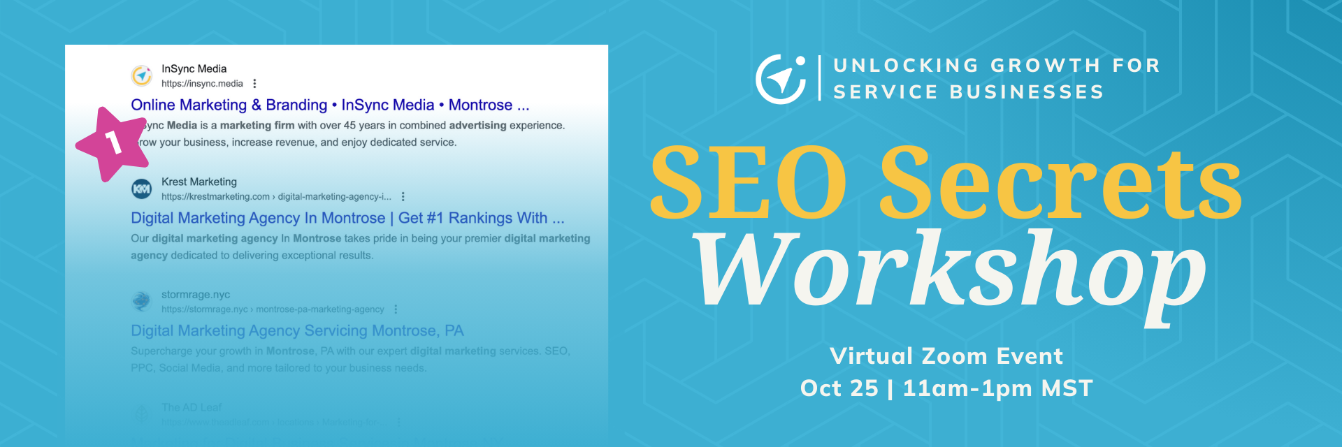 SEO Secrets Workshop