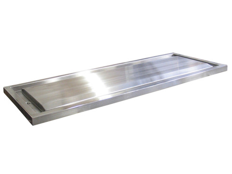Stainless Steel Autopsy Tray with Trough