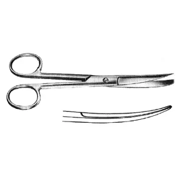 Sharp/Blunt Dissection Scissors - curved