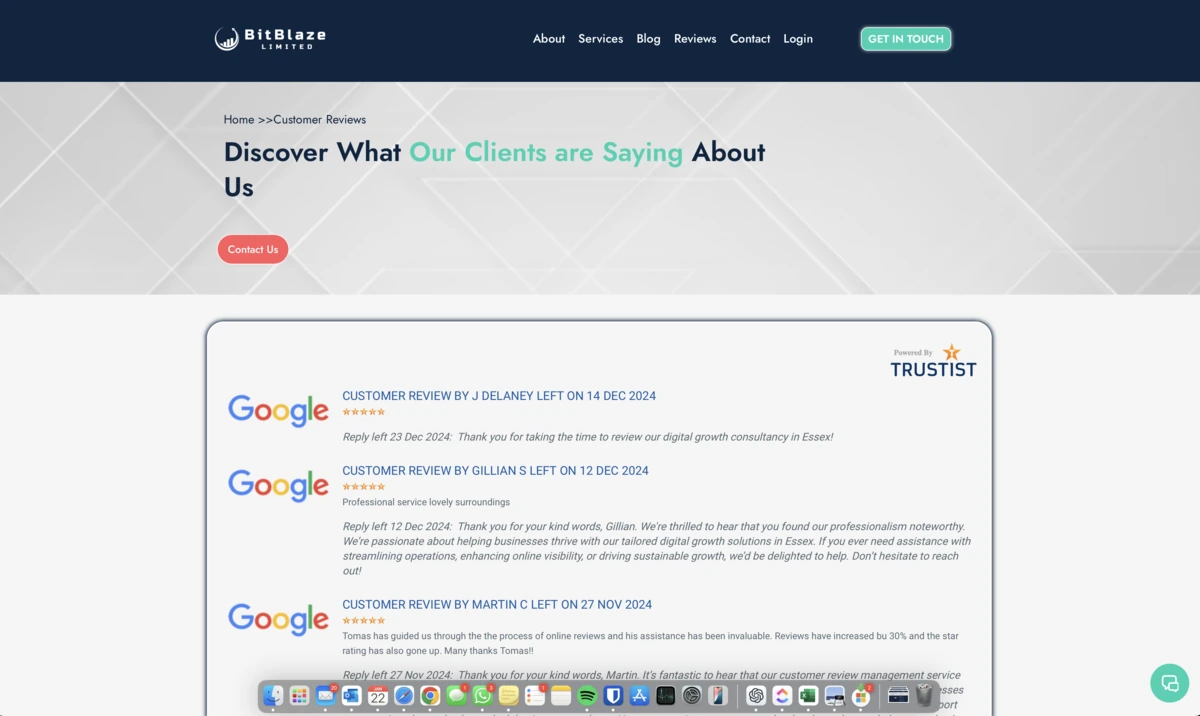Customer Reviews for BitBlaze | Trusted by UK Small Businesses