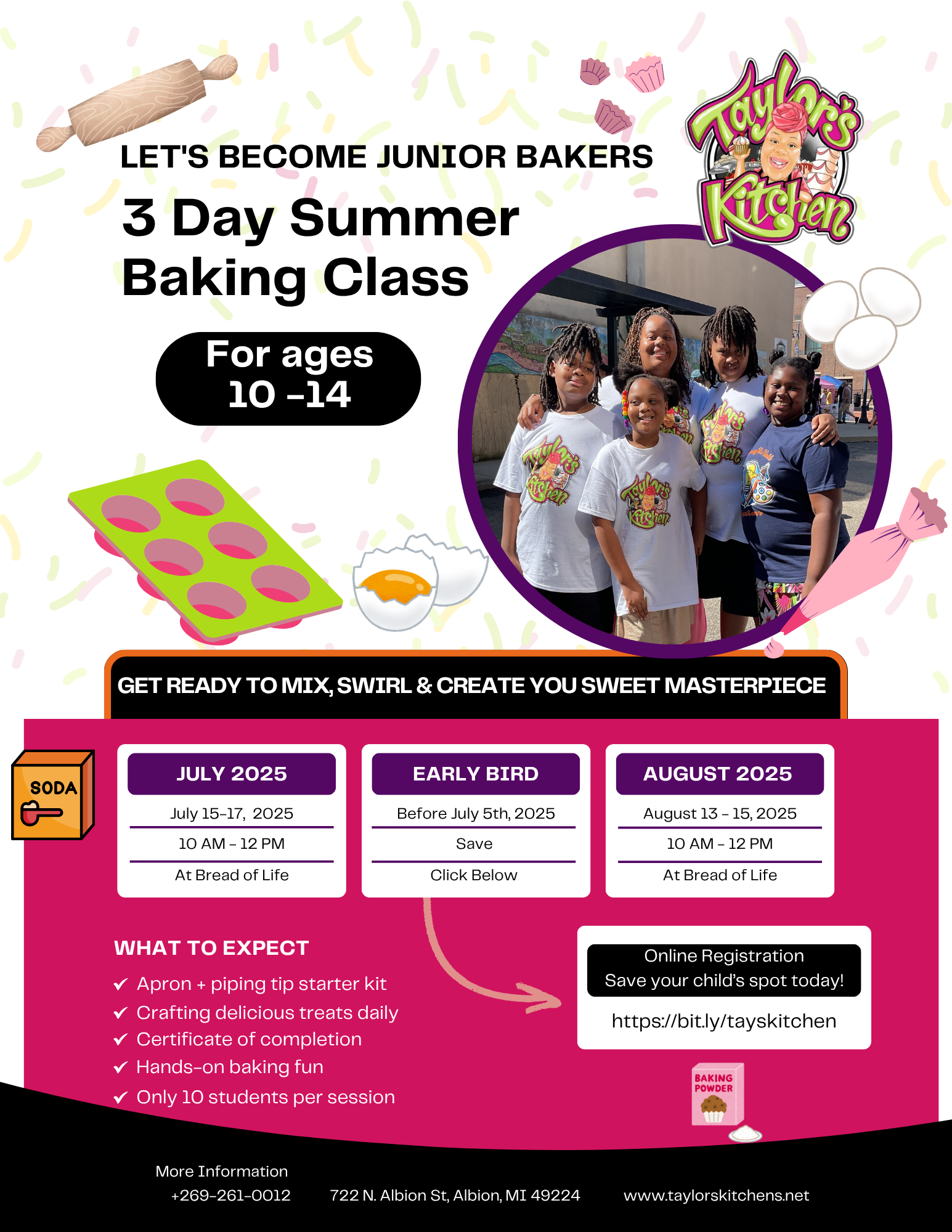 Sweet Summer Baking Camp