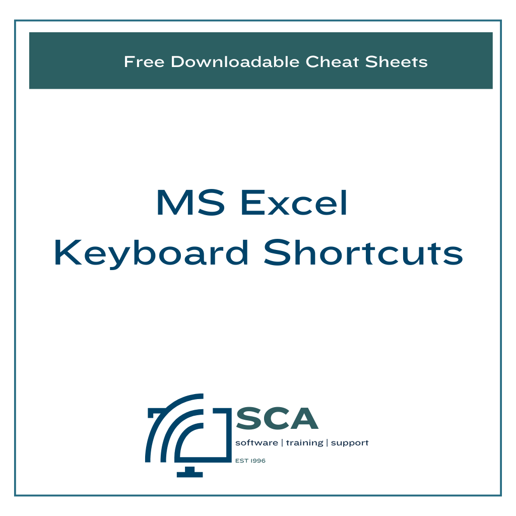 Free Handout: Microsoft Excel Keyboard Shortcuts You Need to Know