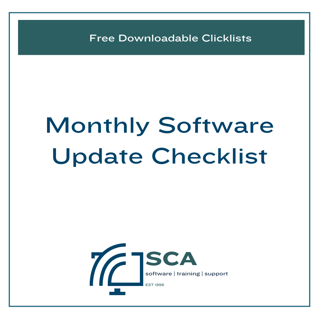 Monthly Software Update Checklist to Keep Your Systems Running Smooth