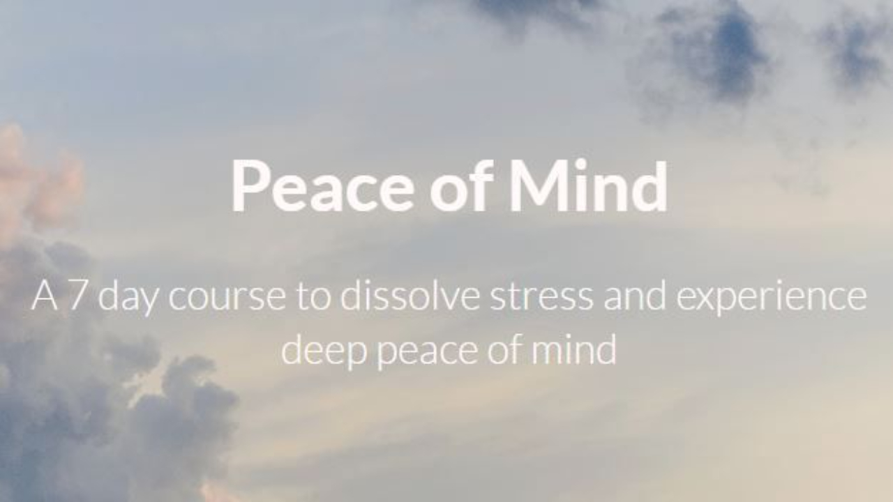 Peace of mind