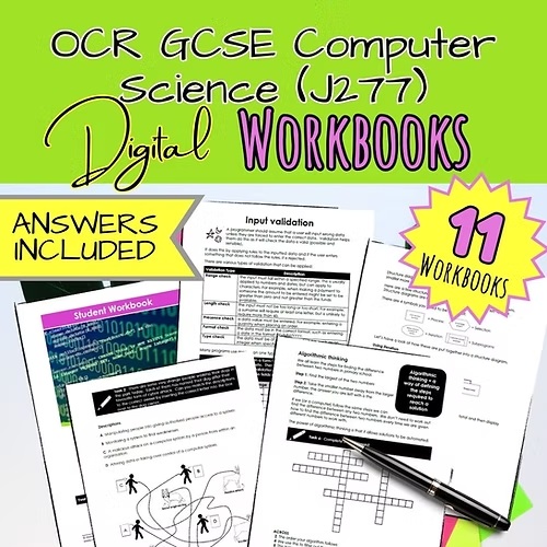 OCR GCSE J277 Computer Science Workbooks
