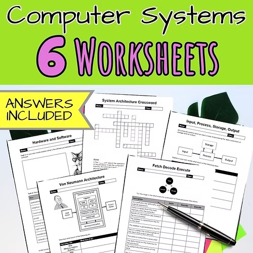 Computer Systems Worksheets