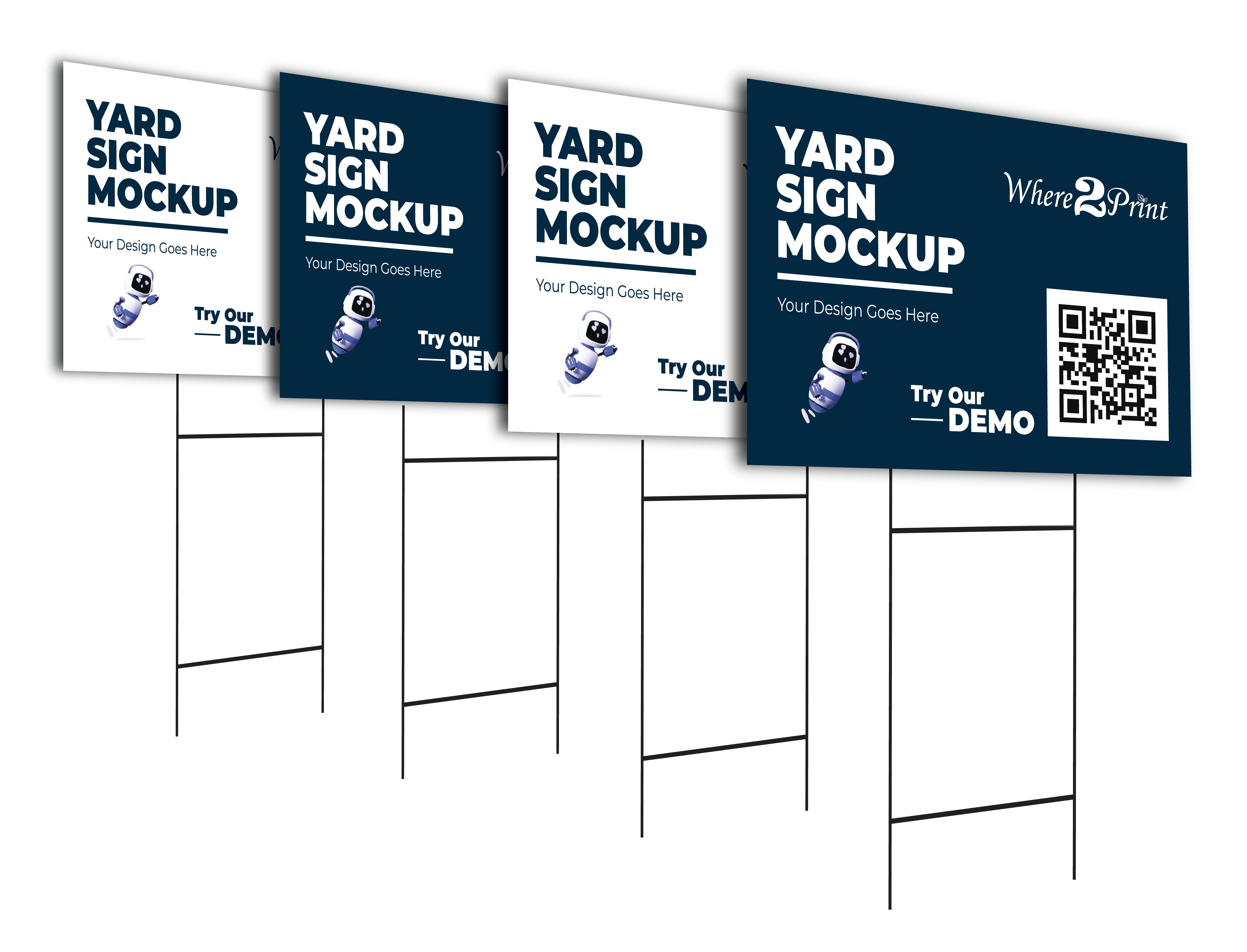 Custom Yard Signs | 4mm Corrugated Plastic | Where2Print