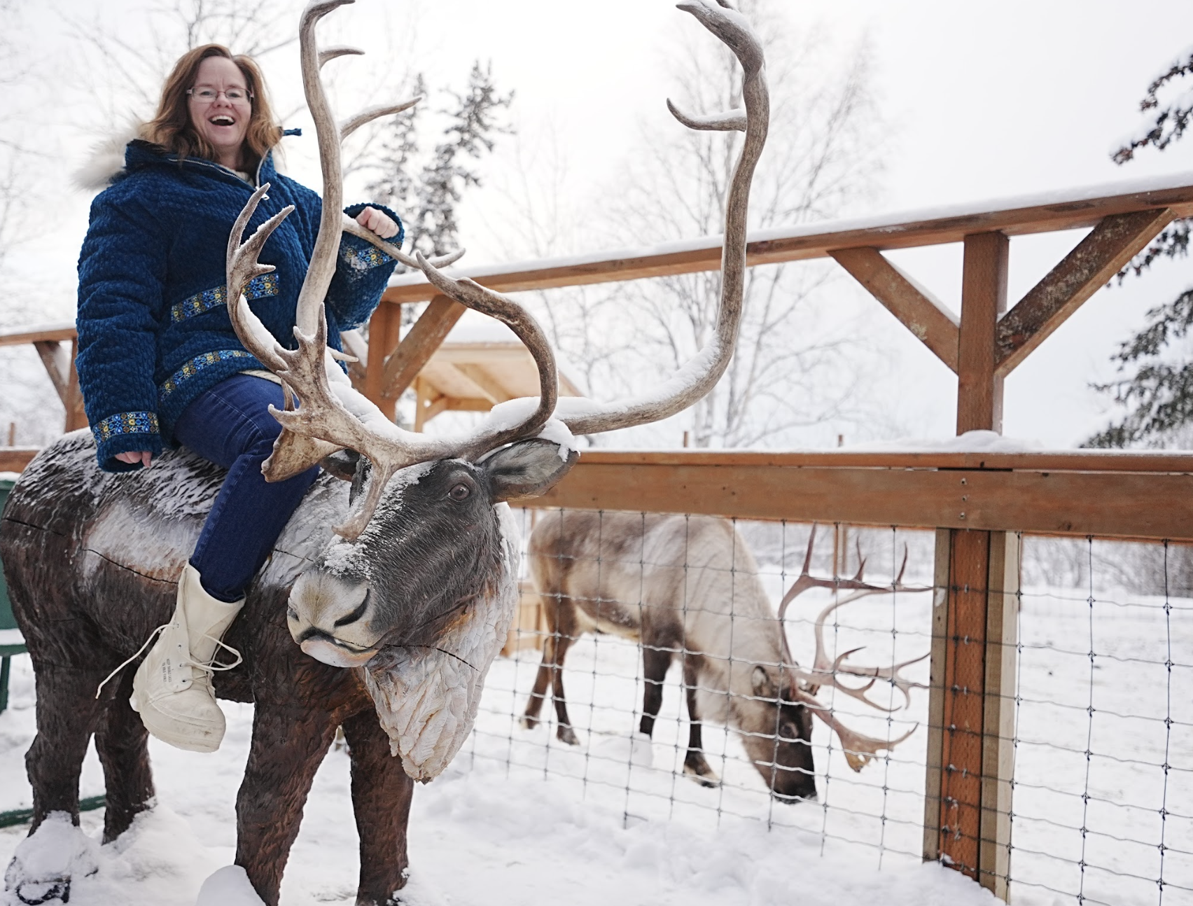 Pike's Ranger Station - Meet Fairbanks Reindeer and Bigfoot Too!