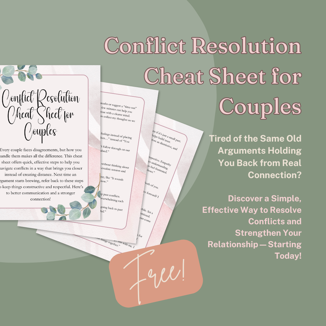 Conflict Resolution Cheat Sheet