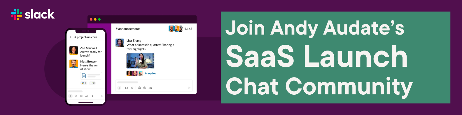 Join SaaS Launch Community Group Chat