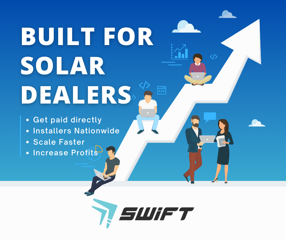 Swift Solar Platform - Direct Pay & Nationwide Installer Network