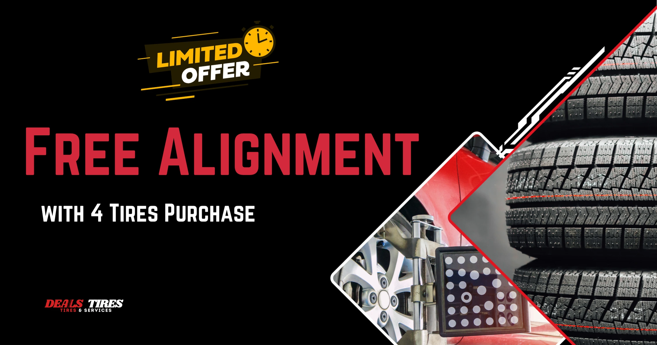 Free Wheel Alignment with 4 Tires - Deals Tires Louisville, KY