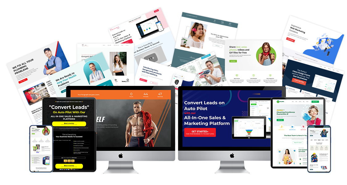 Fully Optimized GHL Funnel, Website and Landing Page Templates