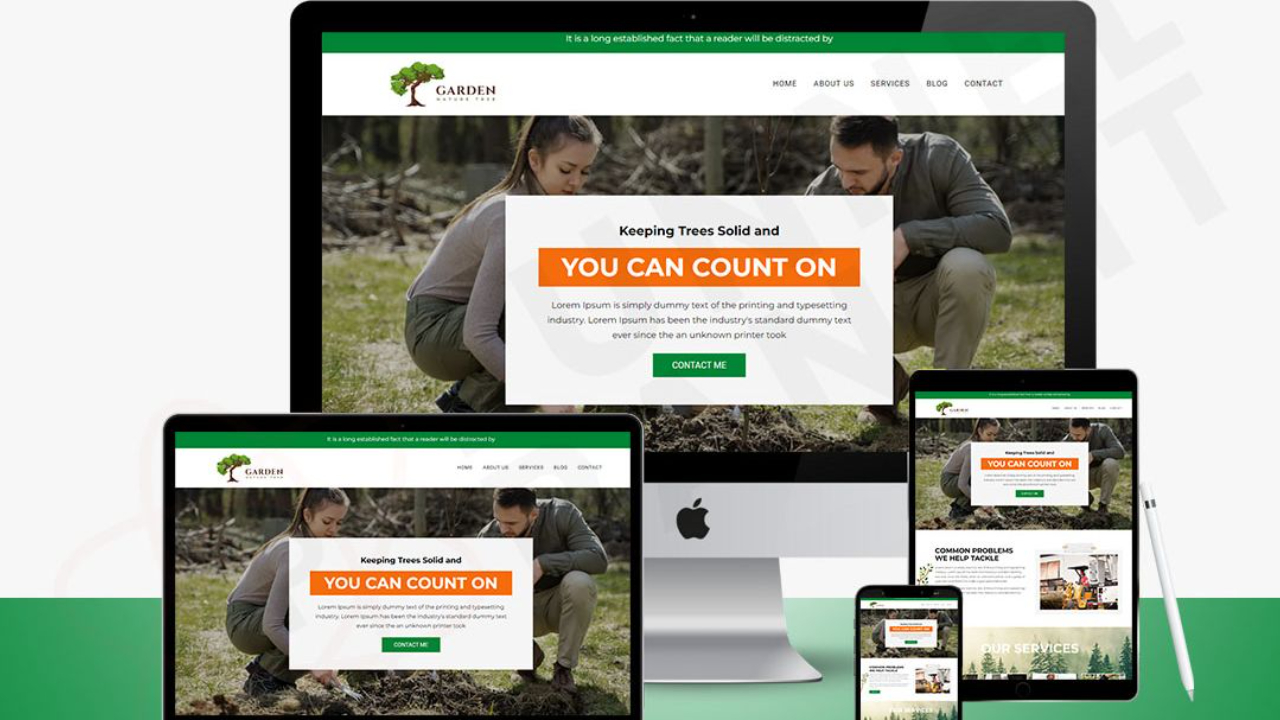 Professional GHL Website Template For Tree Service