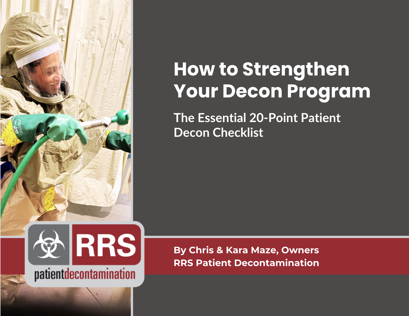 20-Point Patient Decon Checklist for Emergency Management Pros