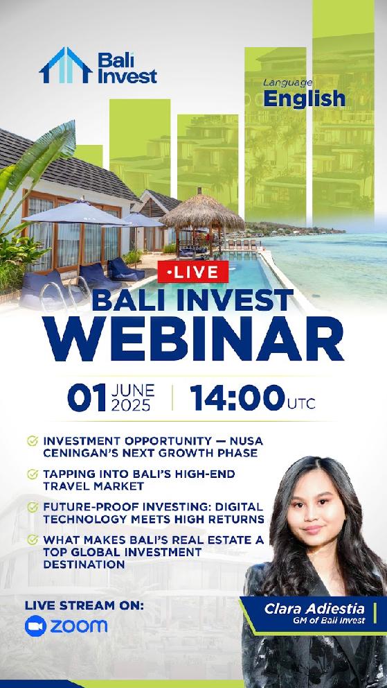 Live Webinar - Discover How to Profit from Bali’s Luxury Real Estate
