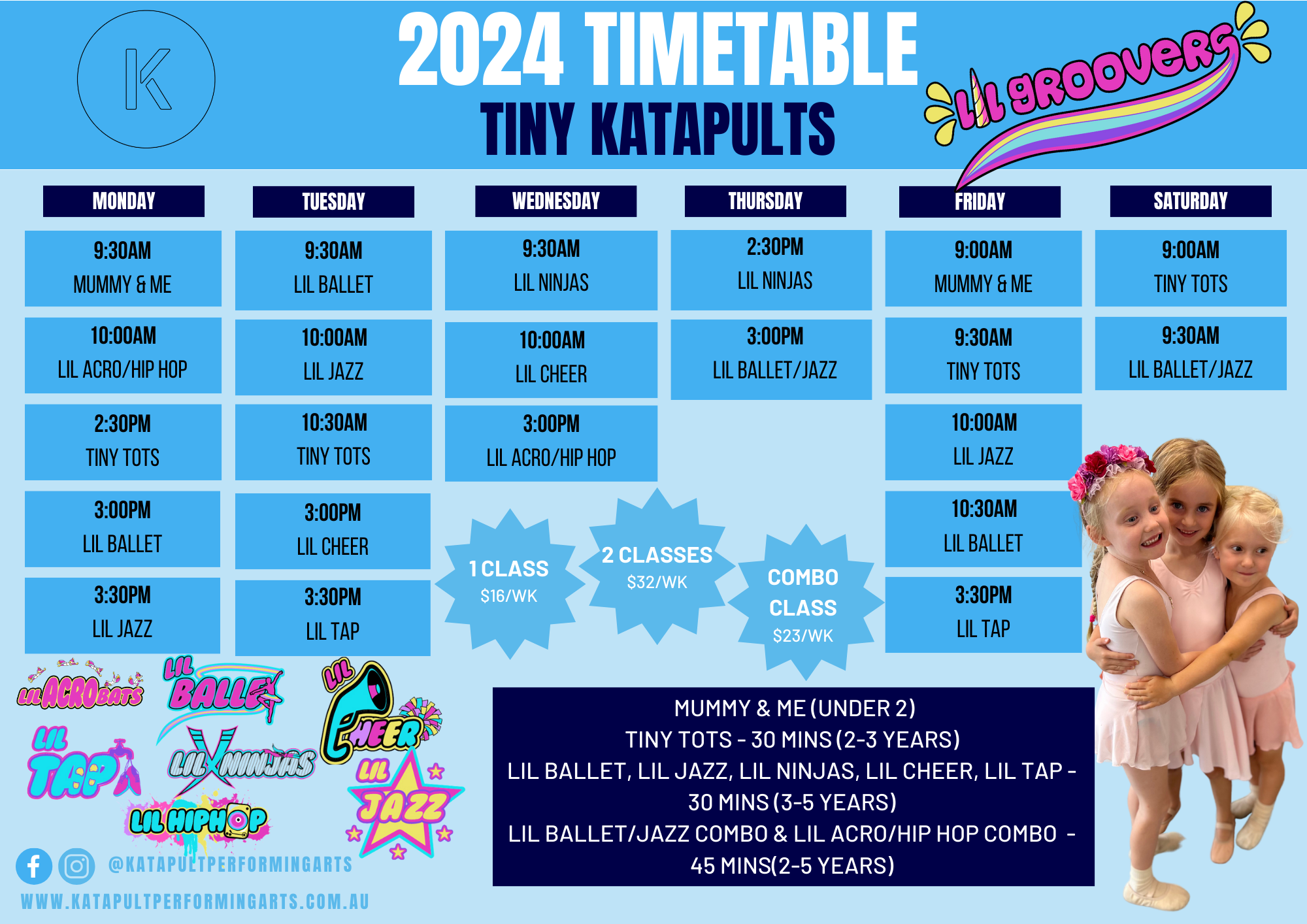 TIMETABLE | Katapult Performing Arts