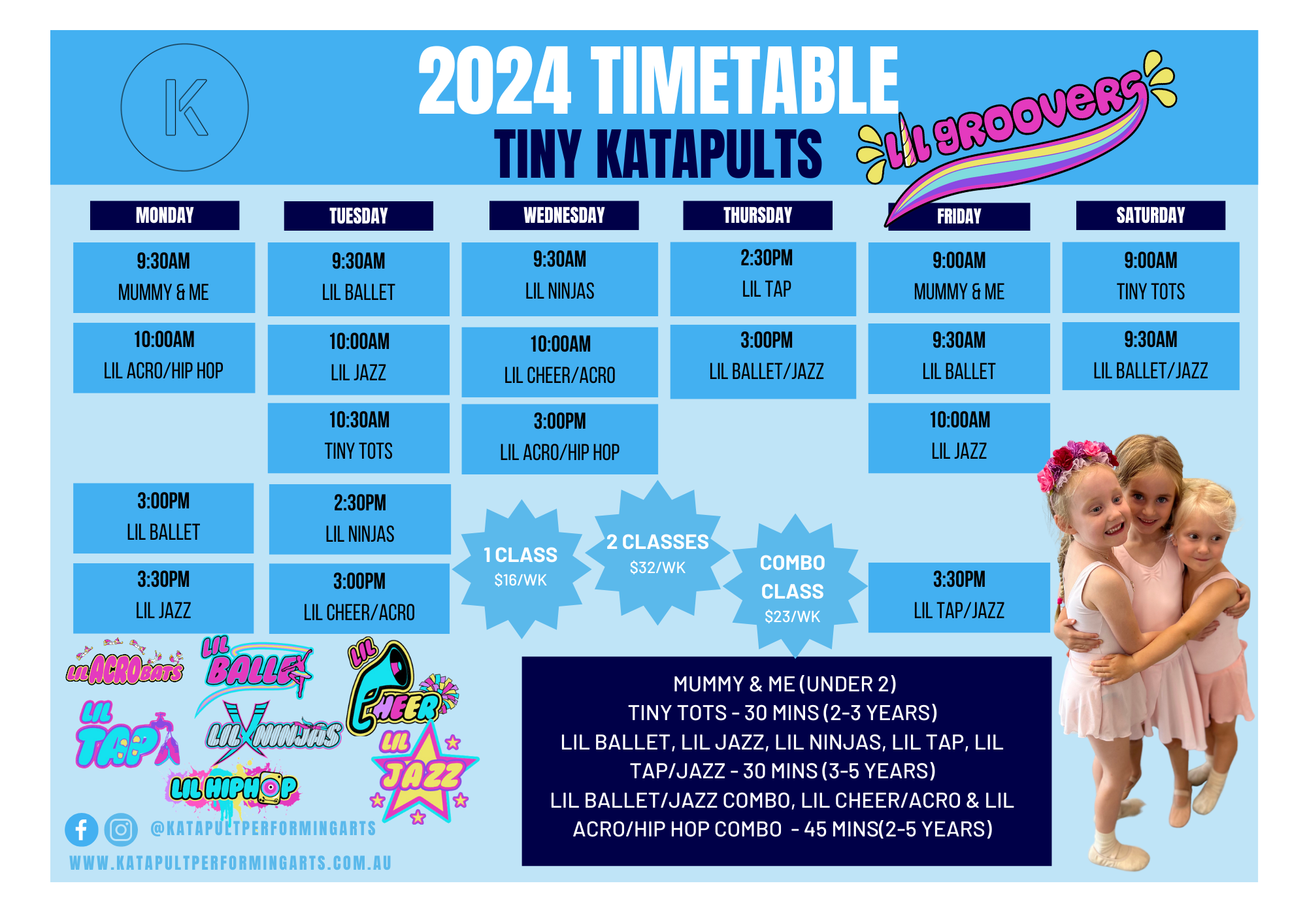 TIMETABLE | Katapult Performing Arts