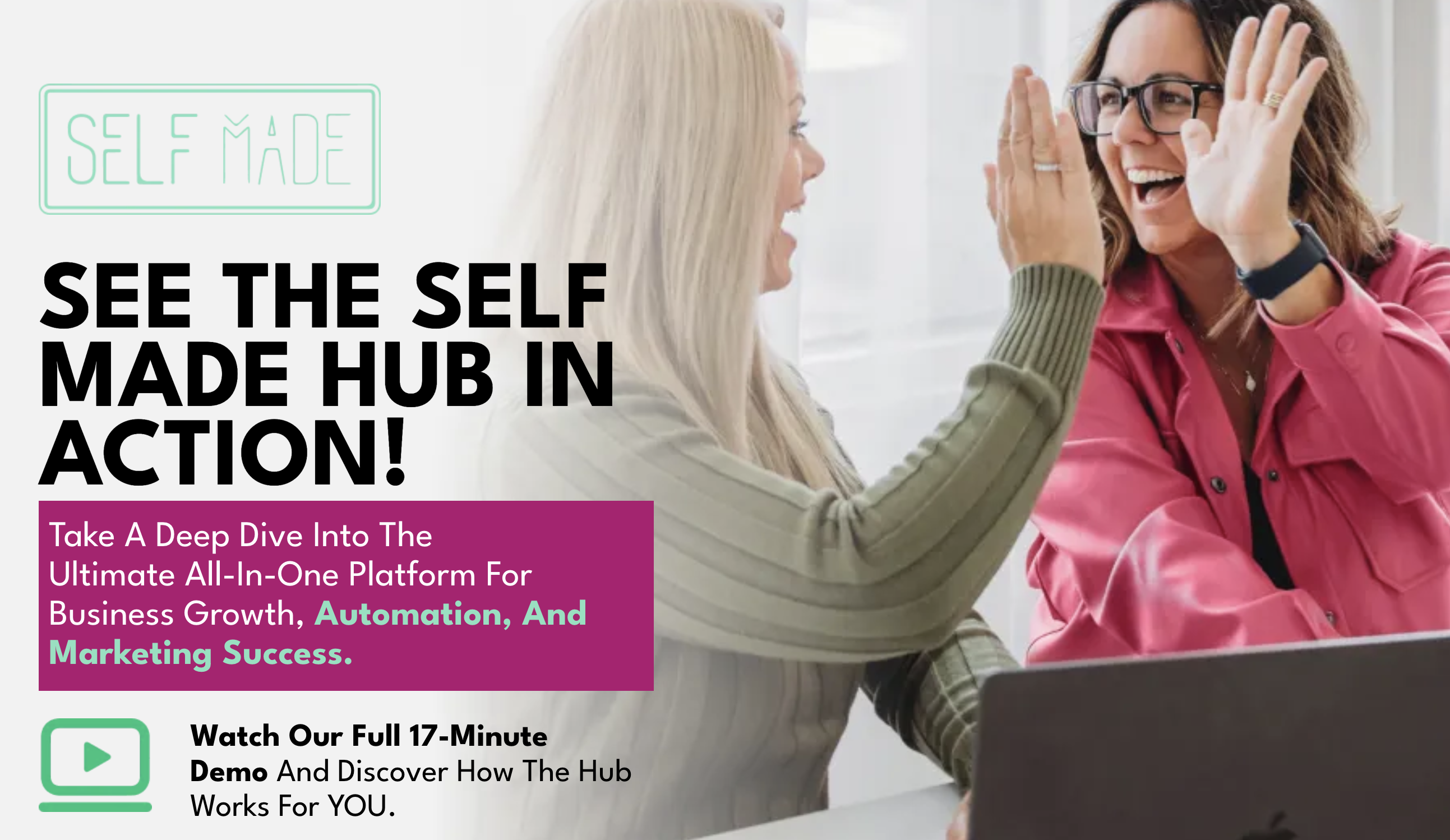 See Self Made Hub in Action – The All-in-One Business Growth Platform