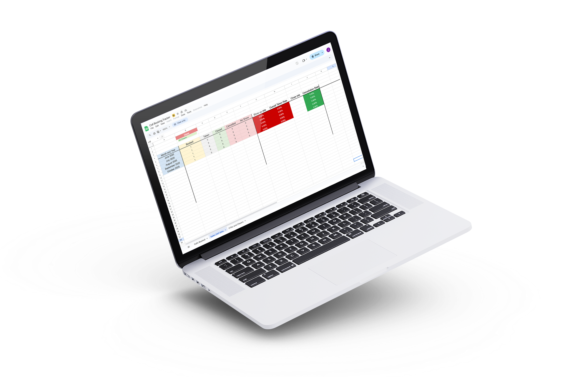 CALL BOOKING TRACKER