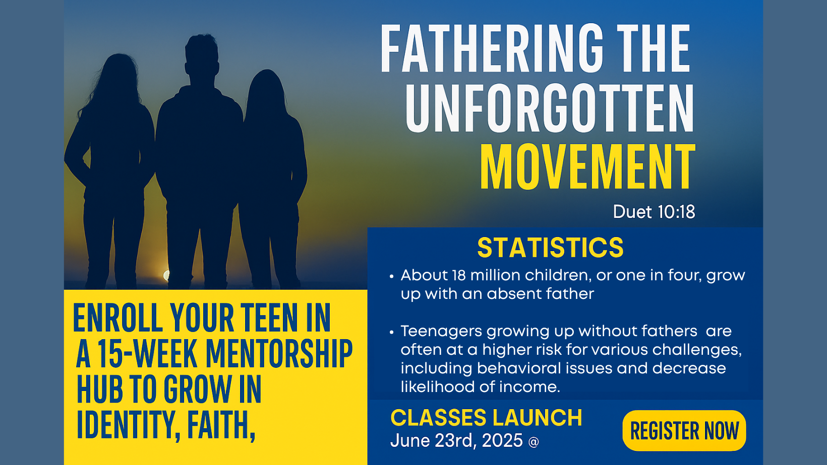 FTU Movement: 15-Week Teen Mentorship Program (Free to Join)
