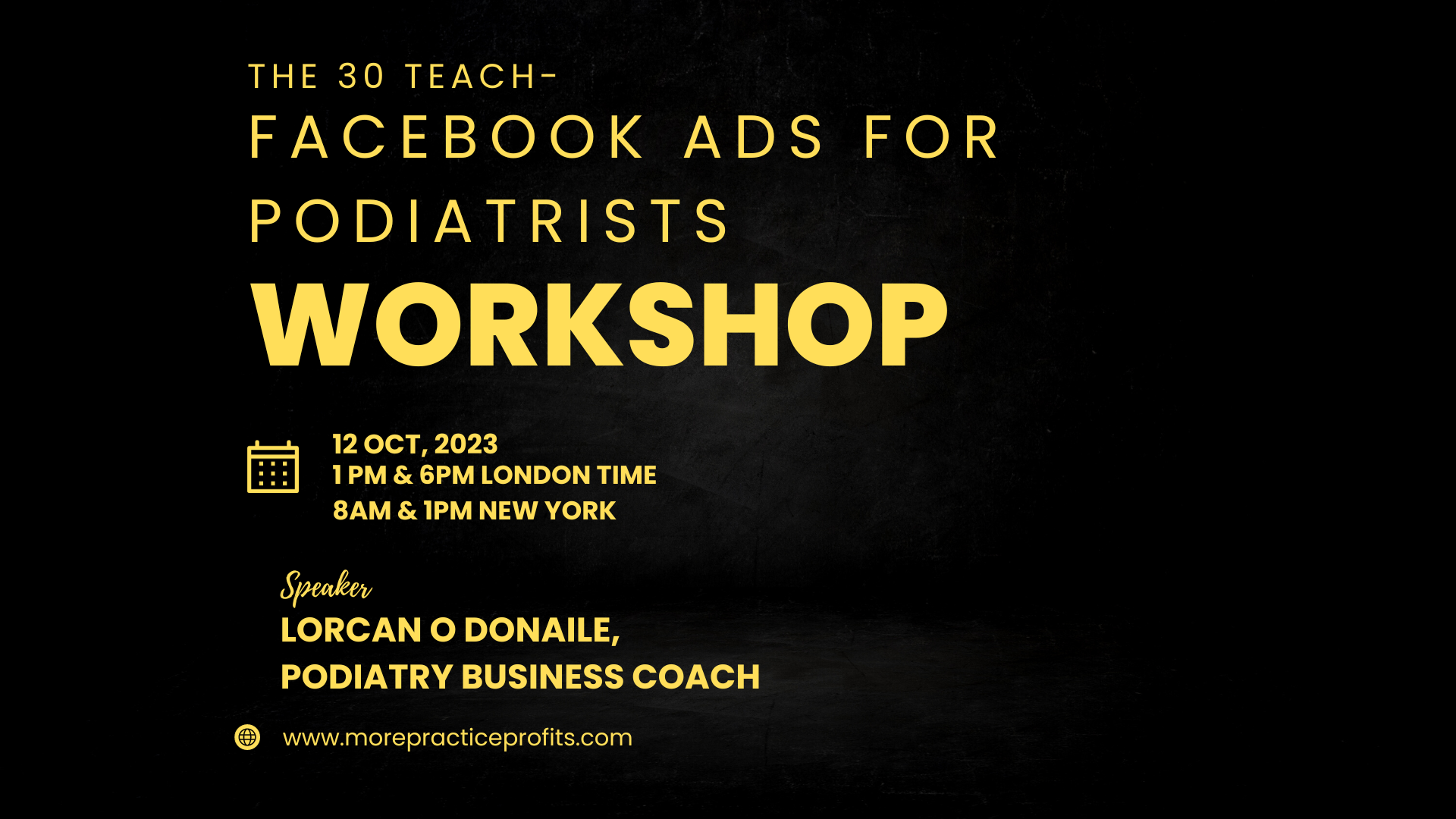 Workshop Facebook Ads for Podiatrists