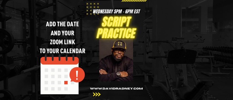 Wednesday Script Practice with David Radney