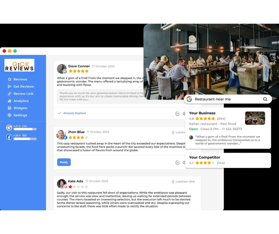 Quick Reviews - Google Review Management