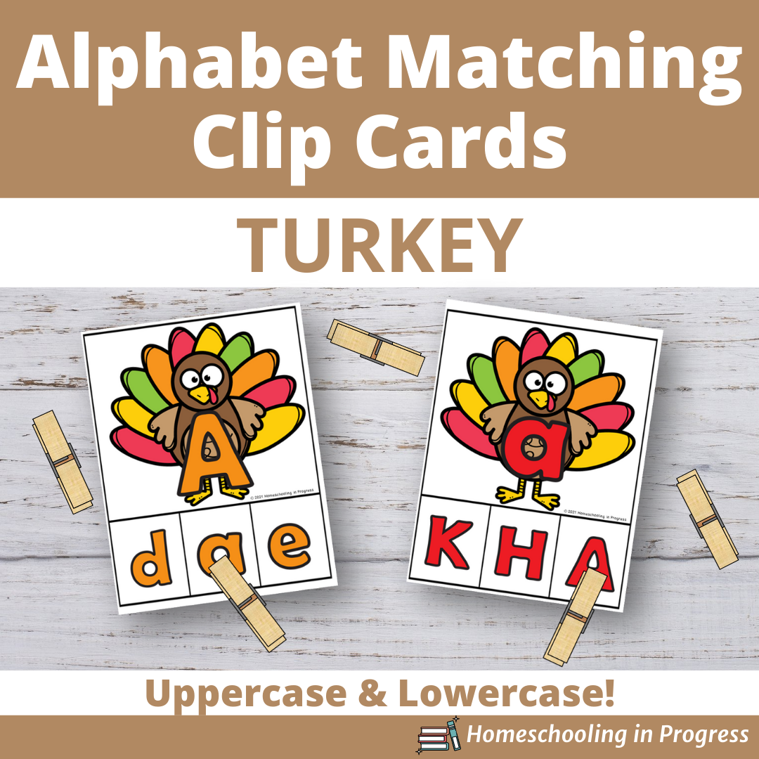 Turkey Alphabet Task Cards