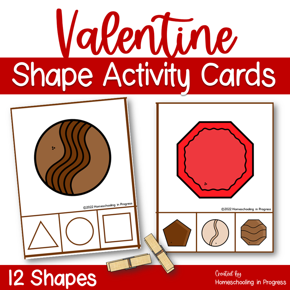 Valentine's Day 2D Shape Activities