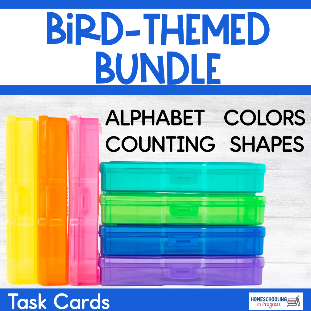 Backyard Birds Task Cards Bundle