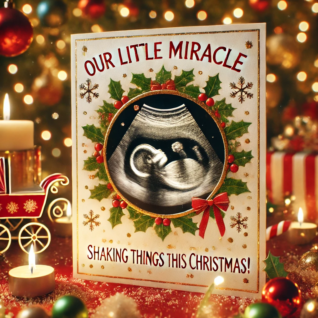 Merry and Bright: Using Ultrasound Photos for Christmas Cards