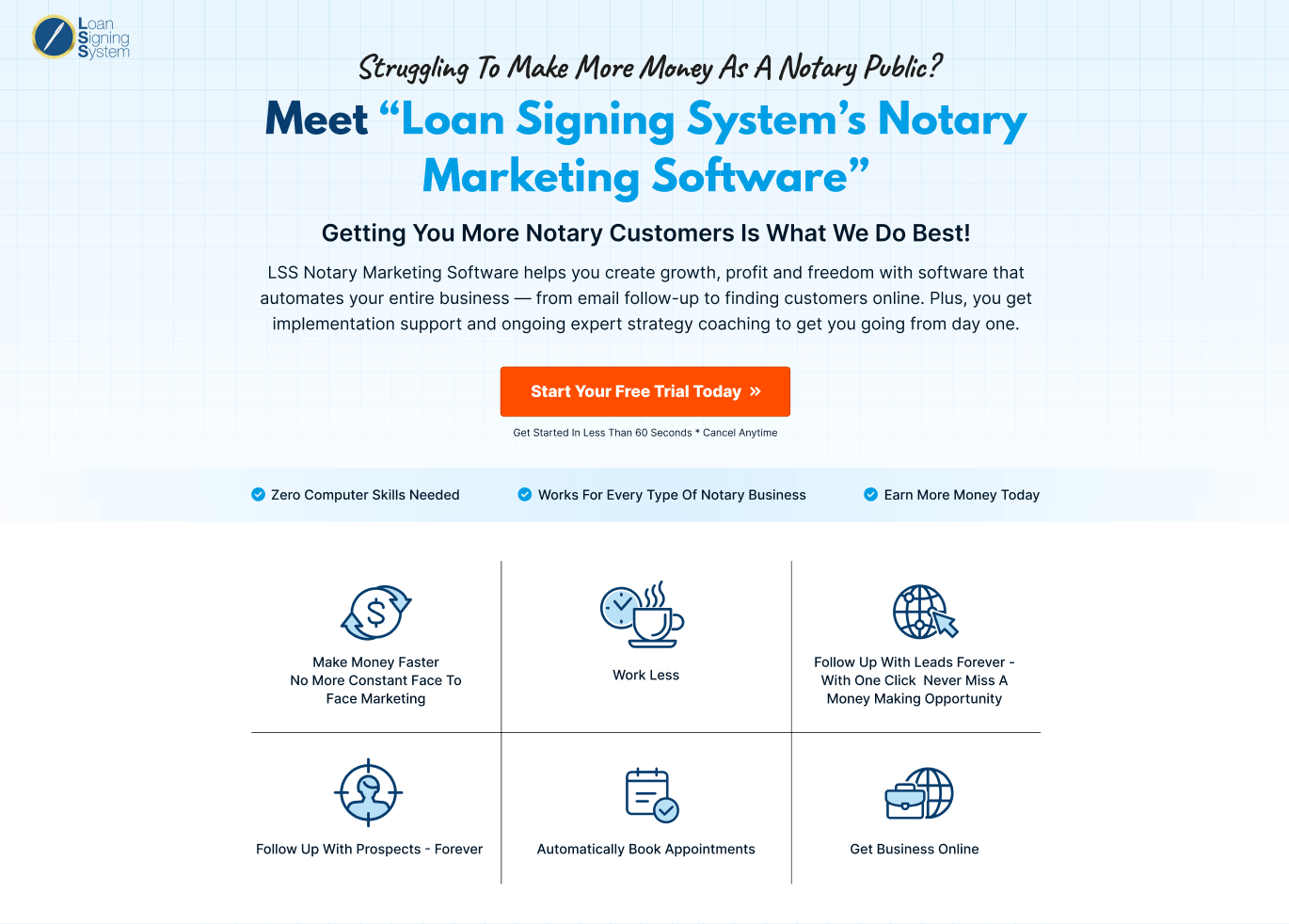 Free 30 Day Trial | LSS Notary Marketing Software