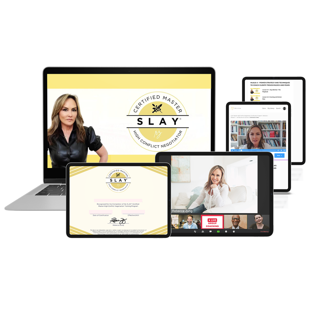 Become a Certified High Conflict Negotiation Coach with SLAY Method®