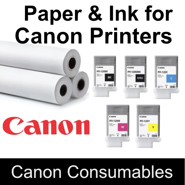 Canon Wide Format Printer Consumables from Official Canon Dealer WYDOS